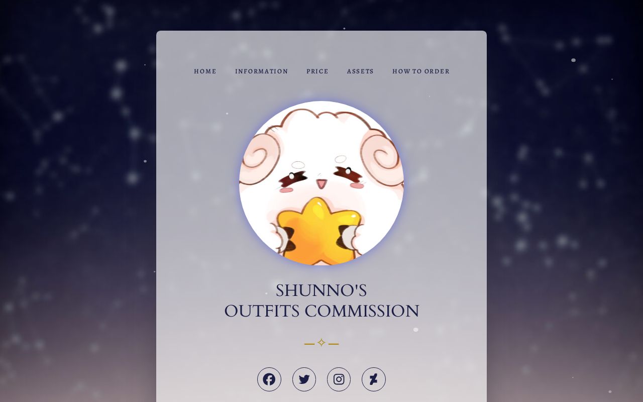 SHUNNO'S OUTFITS COMMISSION